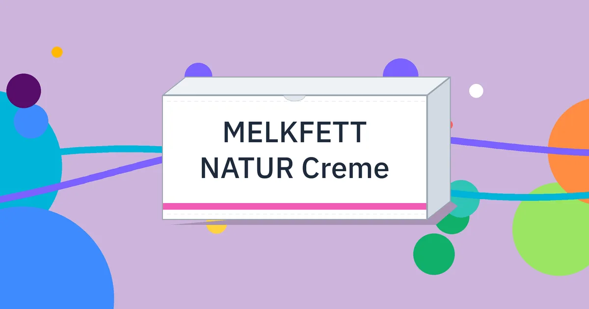 Symbolbild: Packung mit der Aufschrift MELKFETT NATUR Creme (PZN 18043843) – Verfügbarkeit und Bezug in Apotheken in Frankfurt am Main