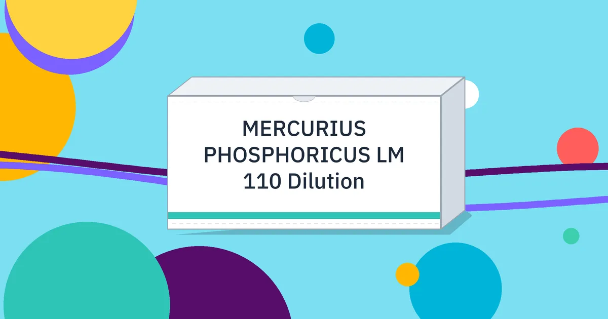 Symbolbild: Packung mit der Aufschrift MERCURIUS PHOSPHORICUS LM 110 Dilution (PZN 12952993) – Verfügbarkeit und Bezug in Apotheken in Frankfurt am Main
