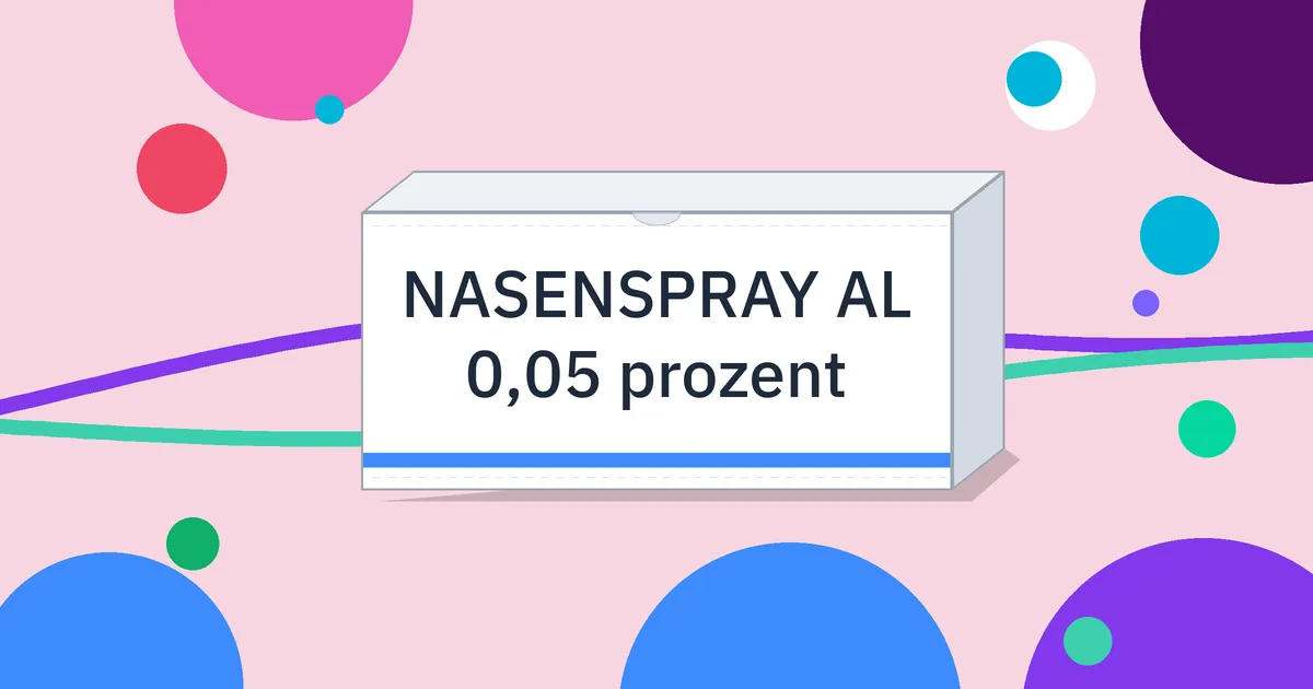 Symbolbild: Packung mit der Aufschrift NASENSPRAY AL 0,05 prozent (PZN 01173607) – Verfügbarkeit und Bezug in Apotheken in Frankfurt am Main