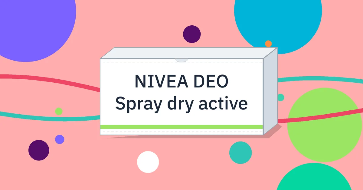 Symbolbild: Packung mit der Aufschrift NIVEA DEO Spray dry active (PZN 14368471) – Verfügbarkeit und Bezug in Apotheken in Frankfurt am Main