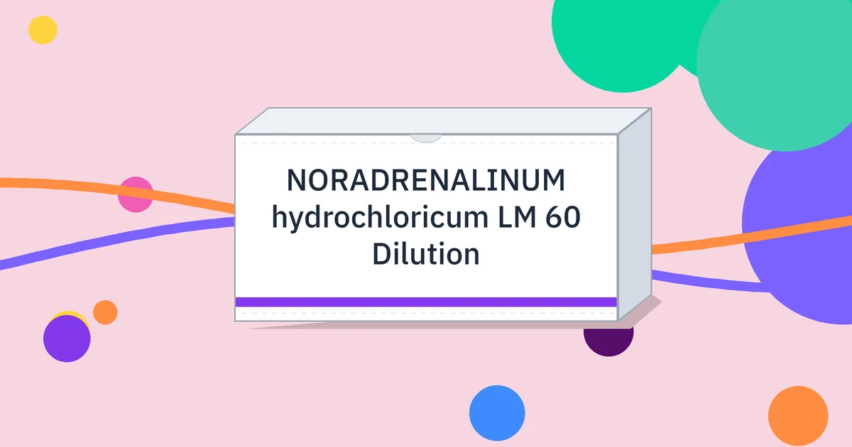 Symbolbild: Packung mit der Aufschrift NORADRENALINUM hydrochloricum LM 60 Dilution (PZN 13620282) – Verfügbarkeit und Bezug in Apotheken in Frankfurt am Main
