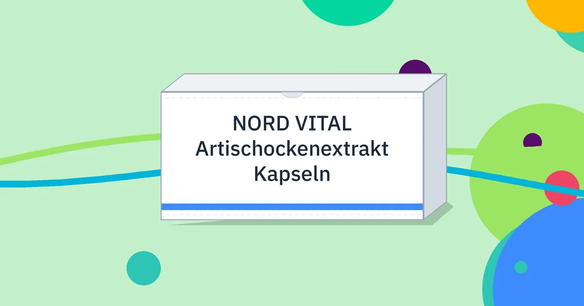 Symbolbild: Packung mit der Aufschrift NORD VITAL Artischockenextrakt Kapseln (PZN 18333423) – Verfügbarkeit und Bezug in Apotheken in Frankfurt am Main