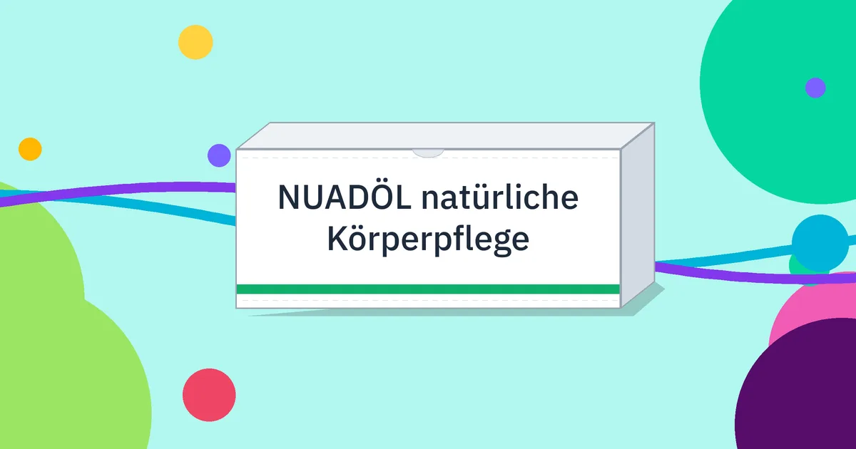 Symbolbild: Packung mit der Aufschrift NUADÖL natürliche Körperpflege (PZN 16233746) – Verfügbarkeit und Bezug in Apotheken in Frankfurt am Main