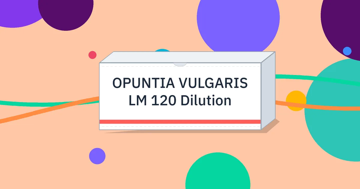 Symbolbild: Packung mit der Aufschrift OPUNTIA VULGARIS LM 120 Dilution (PZN 13627887) – Verfügbarkeit und Bezug in Apotheken in Frankfurt am Main
