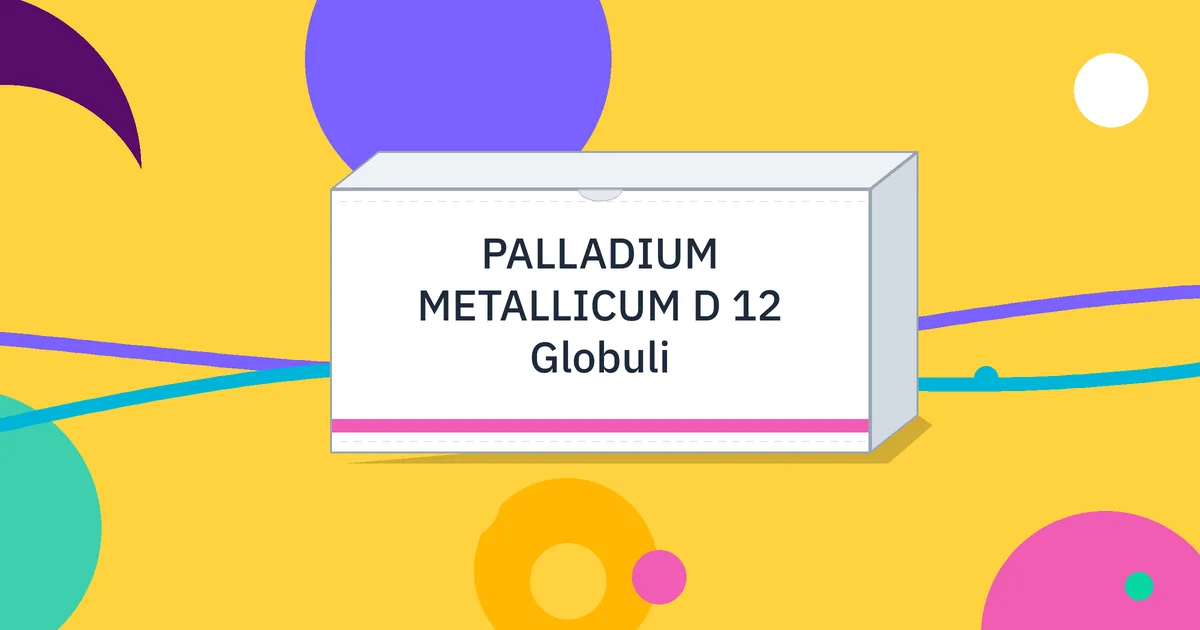 Symbolbild: Packung mit der Aufschrift PALLADIUM METALLICUM D 12 Globuli (PZN 16692951) – Verfügbarkeit und Bezug in Apotheken in Frankfurt am Main