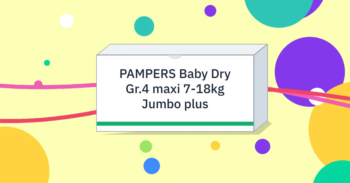 Symbolbild: Packung mit der Aufschrift PAMPERS Baby Dry Gr.4 maxi 7-18kg Jumbo plus (PZN 03074312) – Verfügbarkeit und Bezug in Apotheken in Frankfurt am Main