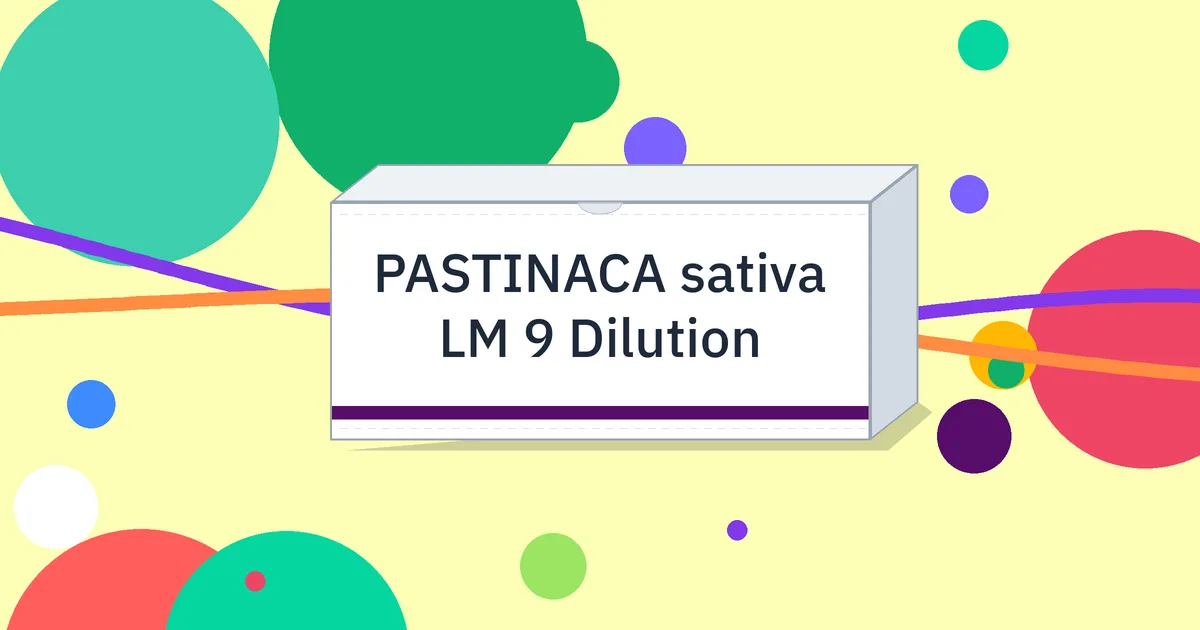 Symbolbild: Packung mit der Aufschrift PASTINACA sativa LM 9 Dilution (PZN 13632279) – Verfügbarkeit und Bezug in Apotheken in Frankfurt am Main