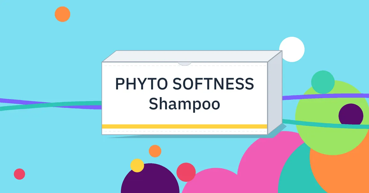 Symbolbild: Packung mit der Aufschrift PHYTO SOFTNESS Shampoo (PZN 20802960) – Verfügbarkeit und Bezug in Apotheken in Frankfurt am Main