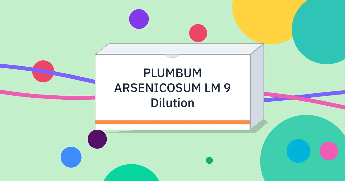 Symbolbild: Packung mit der Aufschrift PLUMBUM ARSENICOSUM LM 9 Dilution (PZN 13039251) – Verfügbarkeit und Bezug in Apotheken in Frankfurt am Main