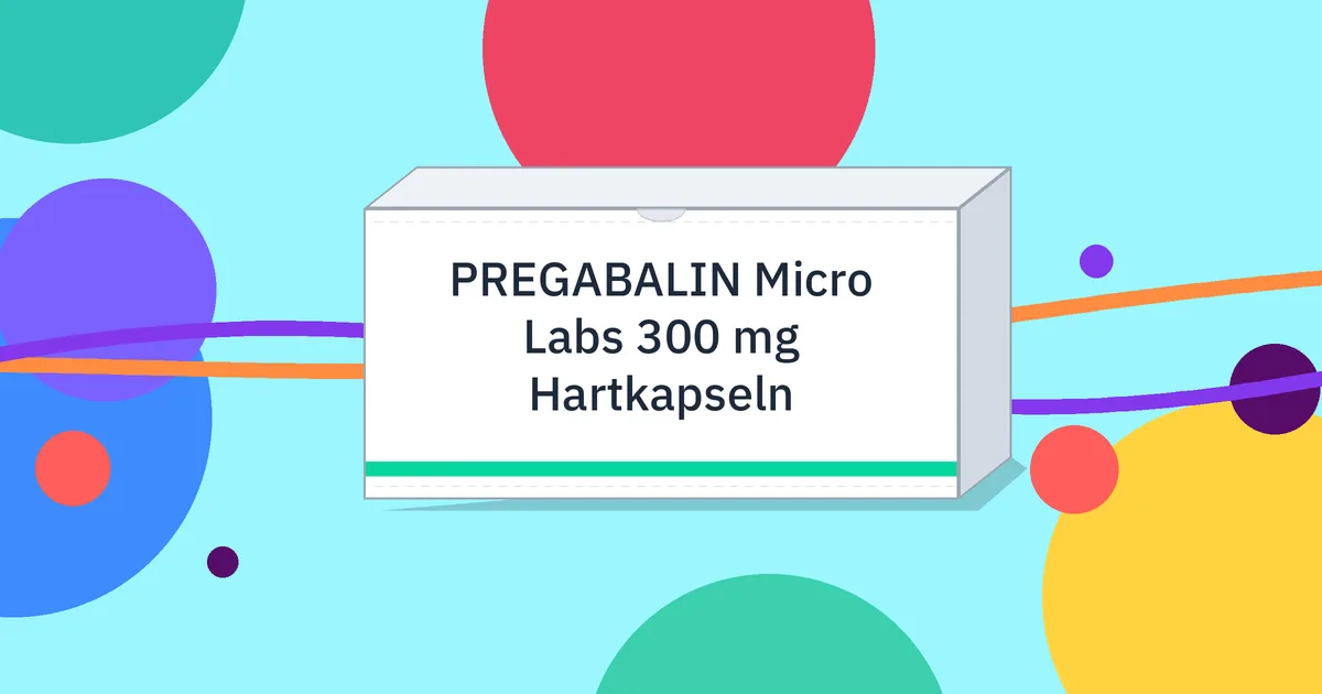 Symbolbild: Packung mit der Aufschrift PREGABALIN Micro Labs 300 mg Hartkapseln (PZN 19377641) – Verfügbarkeit und Bezug in Apotheken in Frankfurt am Main