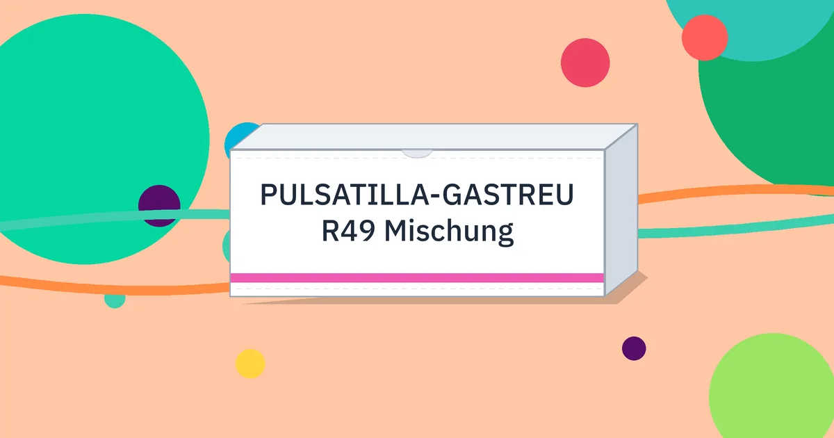 Symbolbild: Packung mit der Aufschrift PULSATILLA-GASTREU R49 Mischung (PZN 04163331) – Verfügbarkeit und Bezug in Apotheken in Frankfurt am Main