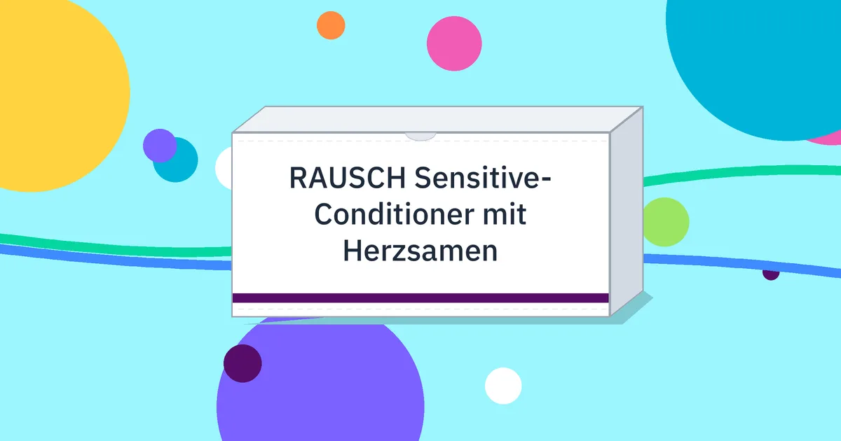 Symbolbild: Packung mit der Aufschrift RAUSCH Sensitive-Conditioner mit Herzsamen (PZN 18742647) – Verfügbarkeit und Bezug in Apotheken in Frankfurt am Main