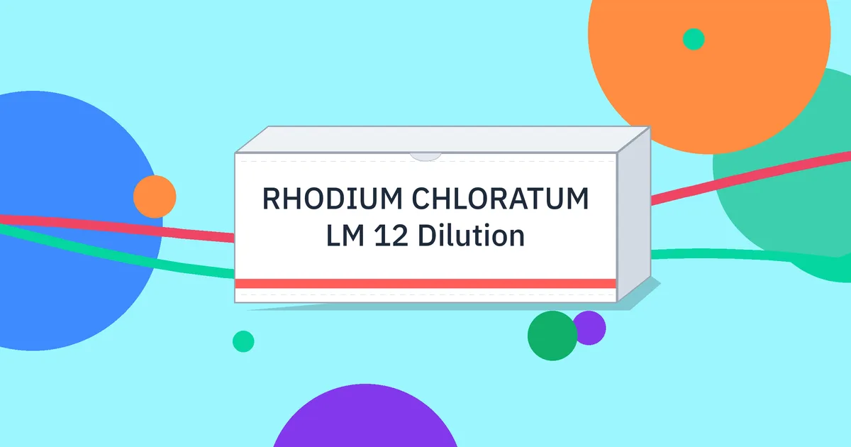 Symbolbild: Packung mit der Aufschrift RHODIUM CHLORATUM LM 12 Dilution (PZN 13049930) – Verfügbarkeit und Bezug in Apotheken in Frankfurt am Main