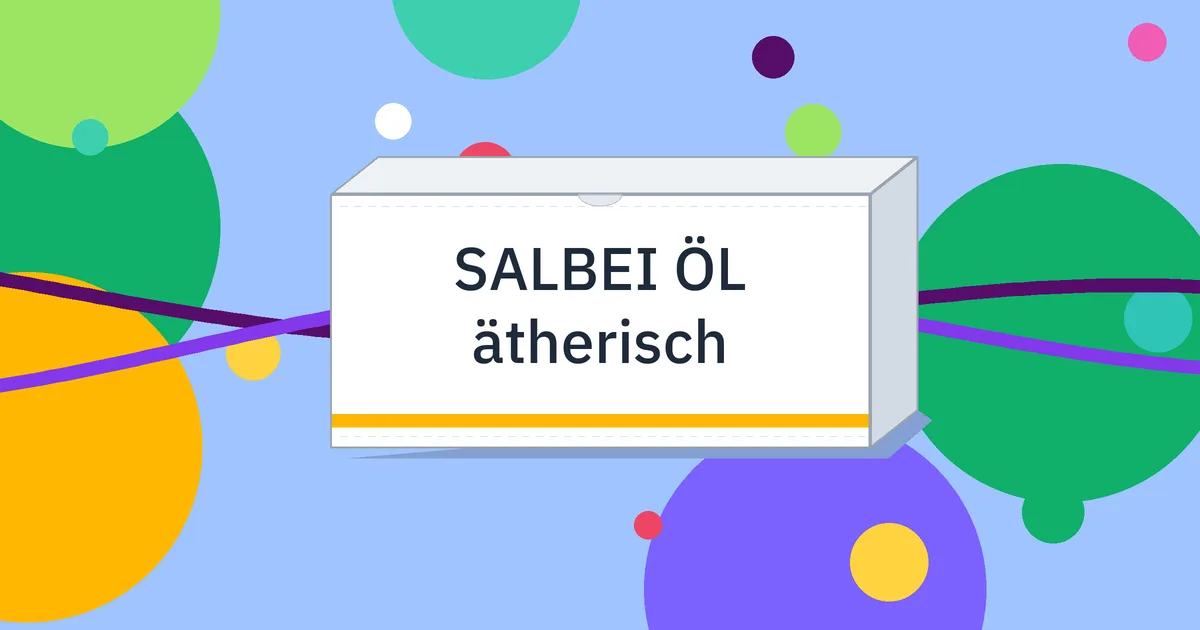 Symbolbild: Packung mit der Aufschrift SALBEI ÖL ätherisch (PZN 17386788) – Verfügbarkeit und Bezug in Apotheken in Frankfurt am Main