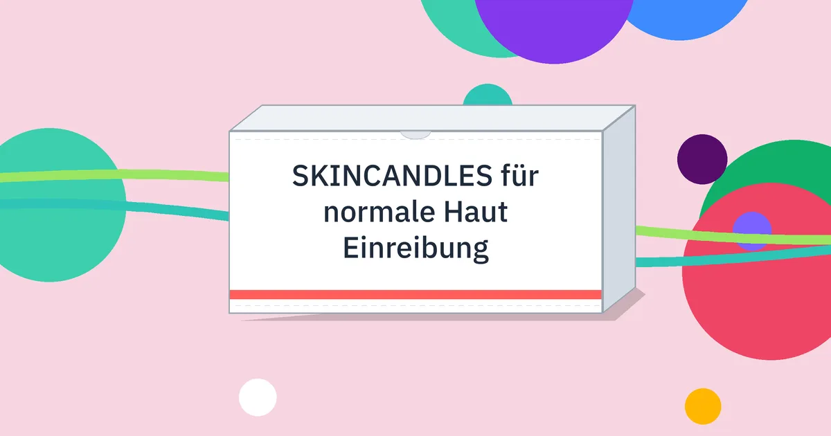 Symbolbild: Packung mit der Aufschrift SKINCANDLES für normale Haut Einreibung (PZN 15878211) – Verfügbarkeit und Bezug in Apotheken in Frankfurt am Main