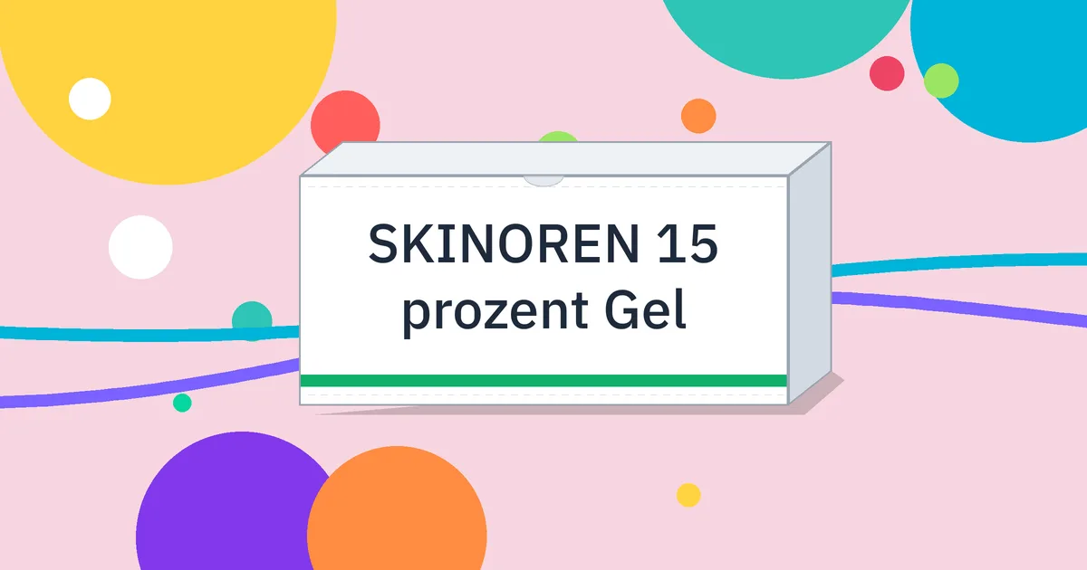 Symbolbild: Packung mit der Aufschrift SKINOREN 15 prozent Gel (PZN 01012086) – Verfügbarkeit und Bezug in Apotheken in Frankfurt am Main