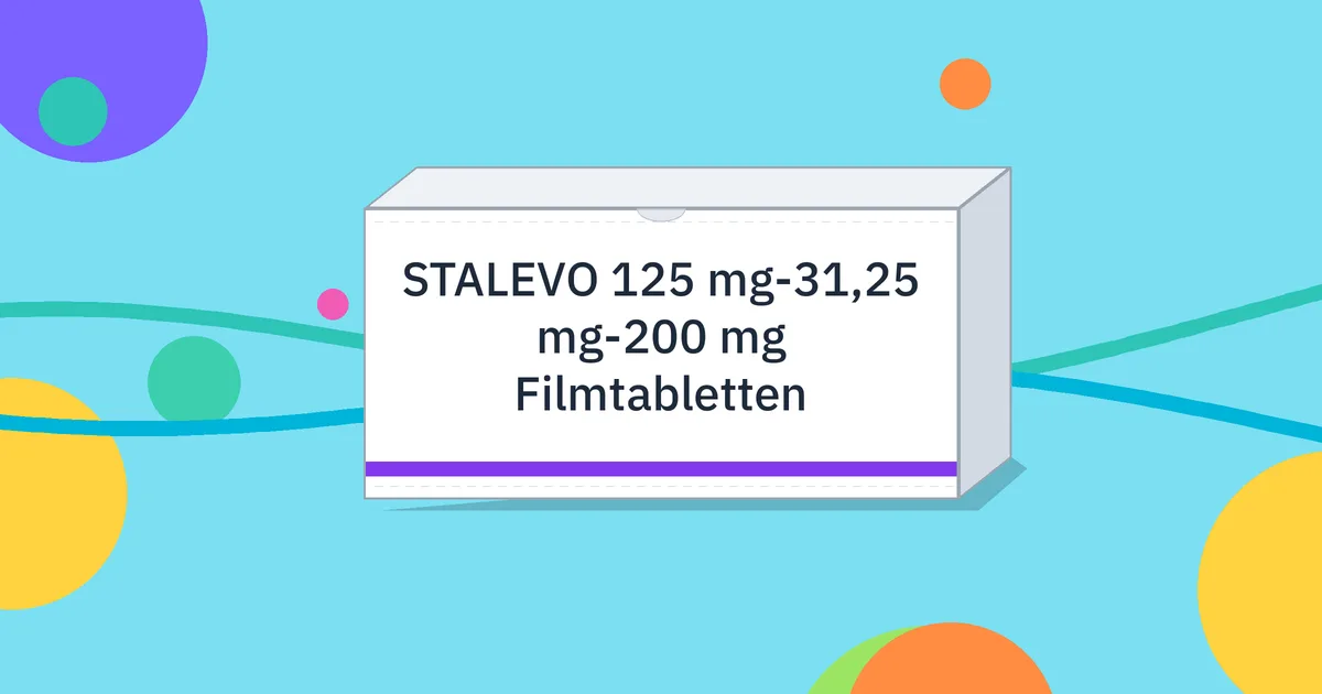 Symbolbild: Packung mit der Aufschrift STALEVO 125 mg-31,25 mg-200 mg Filmtabletten (PZN 09616642) – Verfügbarkeit und Bezug in Apotheken in Frankfurt am Main