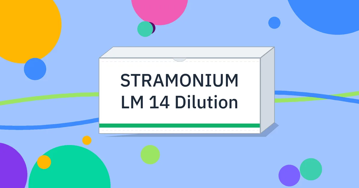 Symbolbild: Packung mit der Aufschrift STRAMONIUM LM 14 Dilution (PZN 13201846) – Verfügbarkeit und Bezug in Apotheken in Frankfurt am Main