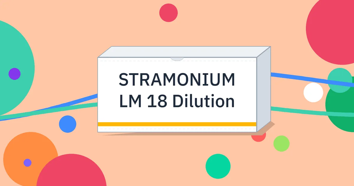 Symbolbild: Packung mit der Aufschrift STRAMONIUM LM 18 Dilution (PZN 02604021) – Verfügbarkeit und Bezug in Apotheken in Frankfurt am Main