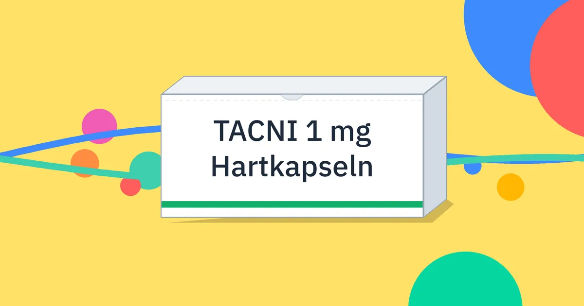 Symbolbild: Packung mit der Aufschrift TACNI 1 mg Hartkapseln (PZN 08875502) – Verfügbarkeit und Bezug in Apotheken in Frankfurt am Main
