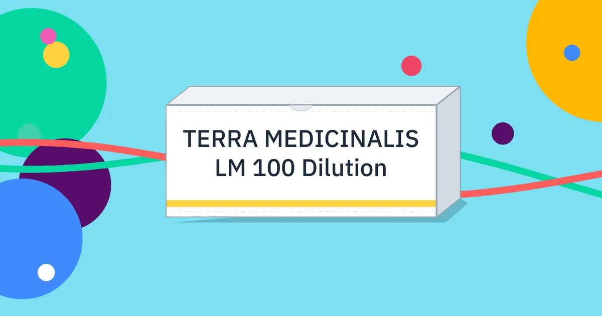 Symbolbild: Packung mit der Aufschrift TERRA MEDICINALIS LM 100 Dilution (PZN 13217391) – Verfügbarkeit und Bezug in Apotheken in Frankfurt am Main