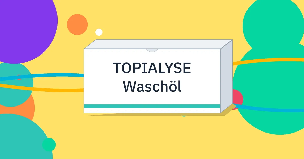Symbolbild: Packung mit der Aufschrift TOPIALYSE Waschöl (PZN 20788556) – Verfügbarkeit und Bezug in Apotheken in Frankfurt am Main