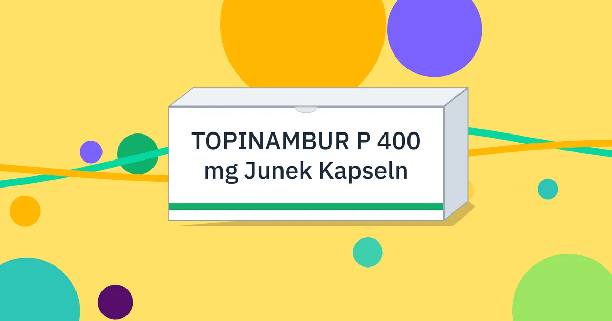 Symbolbild: Packung mit der Aufschrift TOPINAMBUR P 400 mg Junek Kapseln (PZN 01103245) – Verfügbarkeit und Bezug in Apotheken in Frankfurt am Main