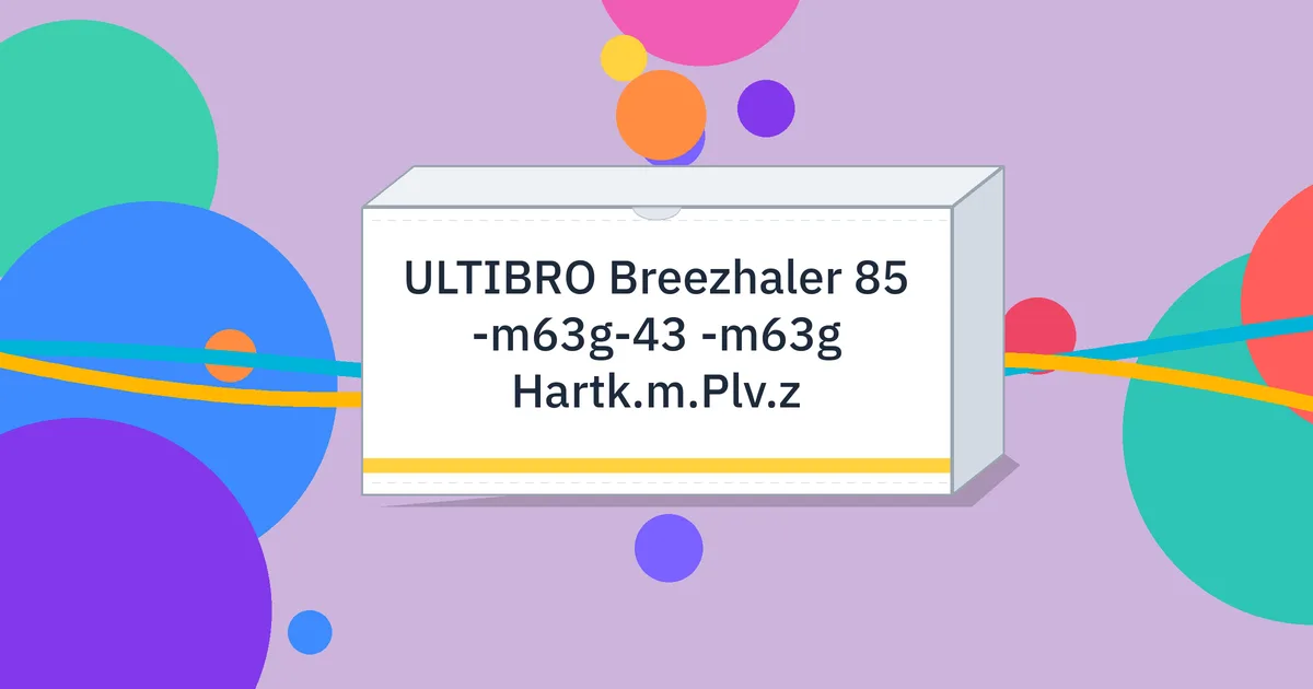 Symbolbild: Packung mit der Aufschrift ULTIBRO Breezhaler 85 -m63g-43 -m63g Hartk.m.Plv.z (PZN 17150407) – Verfügbarkeit und Bezug in Apotheken in Frankfurt am Main