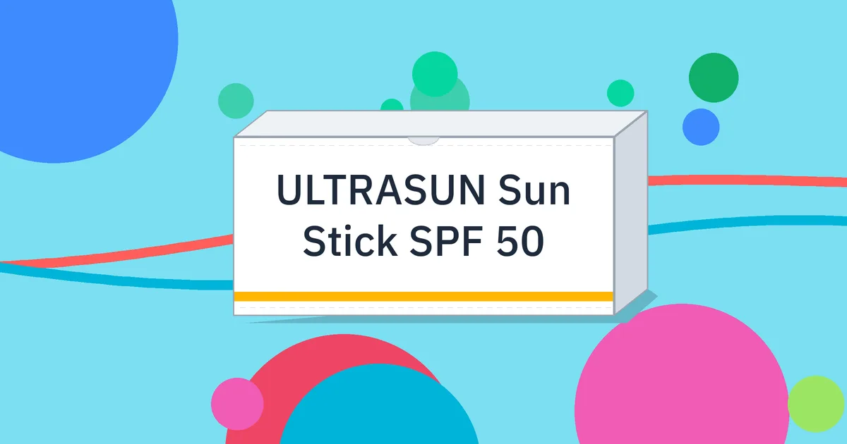 Symbolbild: Packung mit der Aufschrift ULTRASUN Sun Stick SPF 50 (PZN 19168854) – Verfügbarkeit und Bezug in Apotheken in Frankfurt am Main