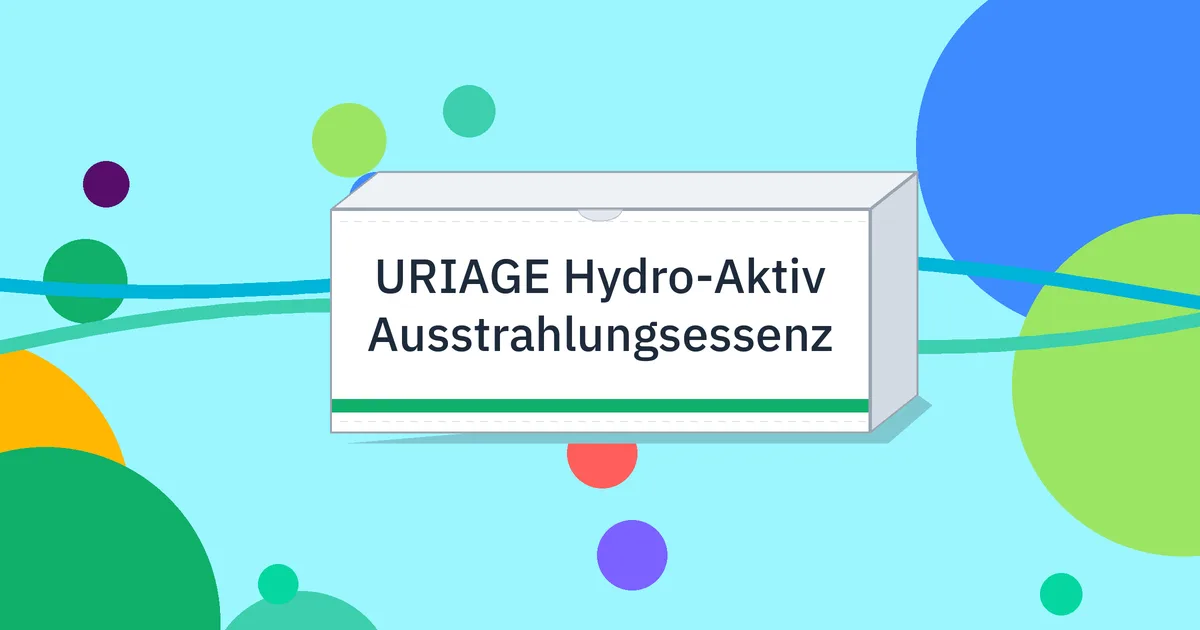 Symbolbild: Packung mit der Aufschrift URIAGE Hydro-Aktiv Ausstrahlungsessenz (PZN 17182117) – Verfügbarkeit und Bezug in Apotheken in Frankfurt am Main