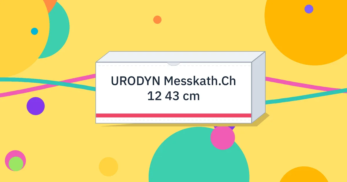 Symbolbild: Packung mit der Aufschrift URODYN Messkath.Ch 12 43 cm (PZN 03809943) – Verfügbarkeit und Bezug in Apotheken in Frankfurt am Main
