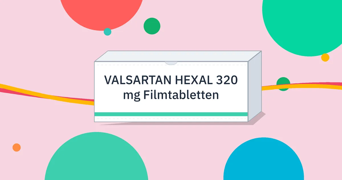 Symbolbild: Packung mit der Aufschrift VALSARTAN HEXAL 320 mg Filmtabletten (PZN 07607099) – Verfügbarkeit und Bezug in Apotheken in Frankfurt am Main