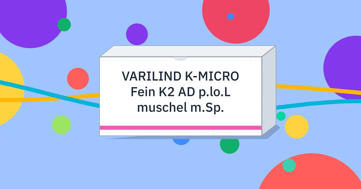 Symbolbild: Packung mit der Aufschrift VARILIND K-MICRO Fein K2 AD p.lo.L muschel m.Sp. (PZN 20559436) – Verfügbarkeit und Bezug in Apotheken in Frankfurt am Main