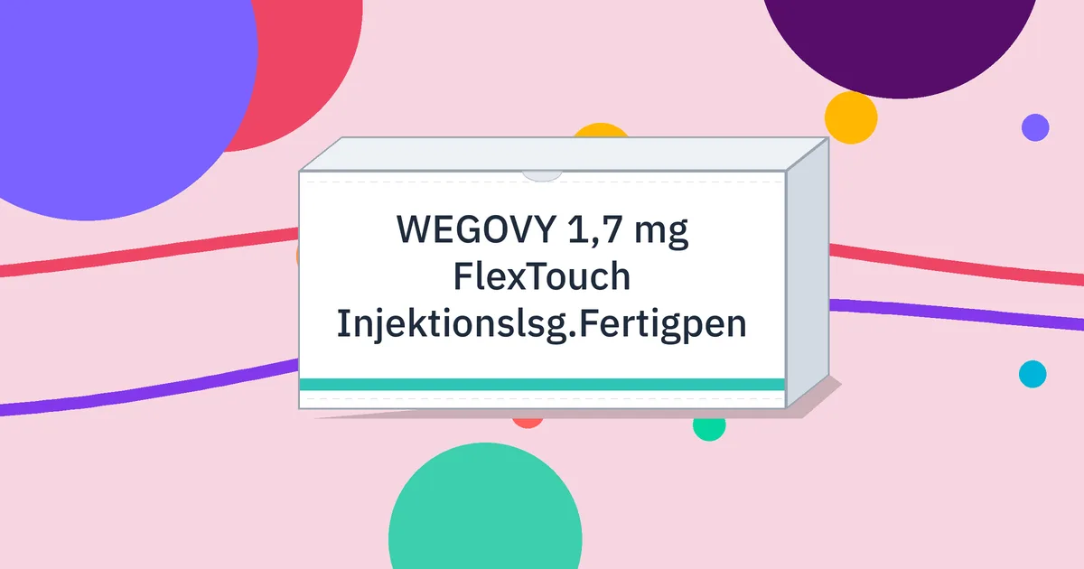 Symbolbild: Packung mit der Aufschrift WEGOVY 1,7 mg FlexTouch Injektionslsg.Fertigpen (PZN 18299330) – Verfügbarkeit und Bezug in Apotheken in Frankfurt am Main