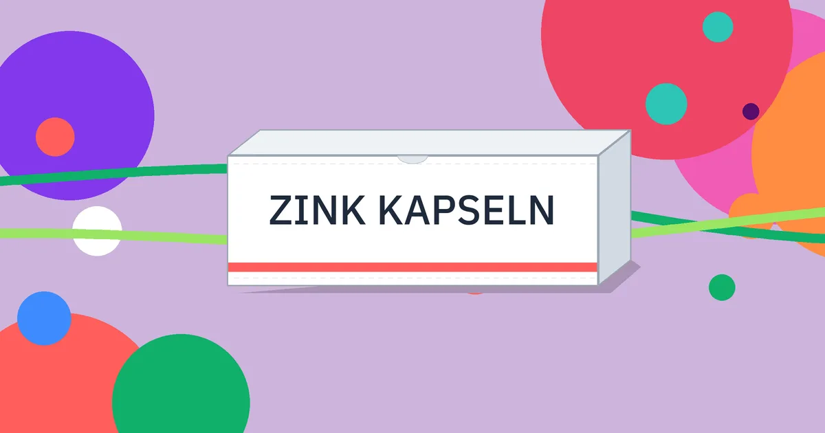 Symbolbild: Packung mit der Aufschrift ZINK KAPSELN (PZN 04709652) – Verfügbarkeit und Bezug in Apotheken in Frankfurt am Main