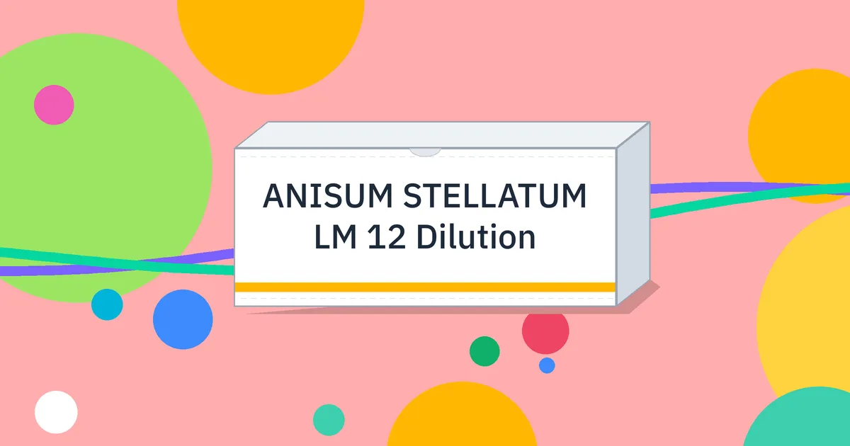 Symbolbild: Packung mit der Aufschrift ANISUM STELLATUM LM 12 Dilution (PZN 13369362) – Verfügbarkeit und Bezug in Apotheken in Frankfurt am Main