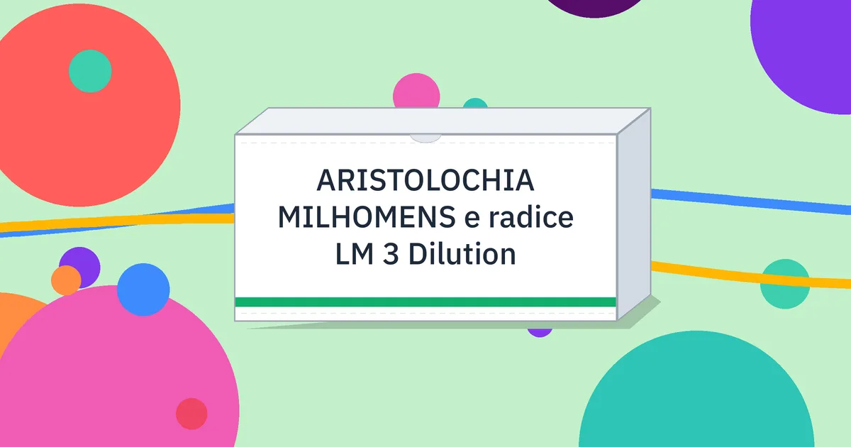 Symbolbild: Packung mit der Aufschrift ARISTOLOCHIA MILHOMENS e radice LM 3 Dilution (PZN 13392094) – Verfügbarkeit und Bezug in Apotheken in Frankfurt am Main