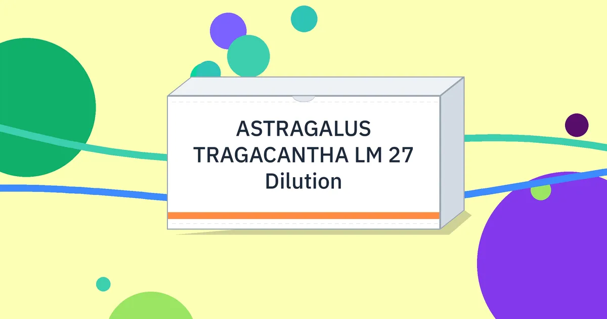 Symbolbild: Packung mit der Aufschrift ASTRAGALUS TRAGACANTHA LM 27 Dilution (PZN 13405230) – Verfügbarkeit und Bezug in Apotheken in Frankfurt am Main