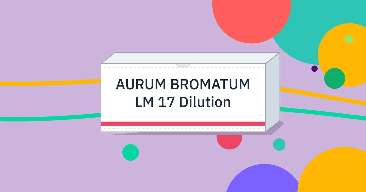 Symbolbild: Packung mit der Aufschrift AURUM BROMATUM LM 17 Dilution (PZN 12783852) – Verfügbarkeit und Bezug in Apotheken in Frankfurt am Main