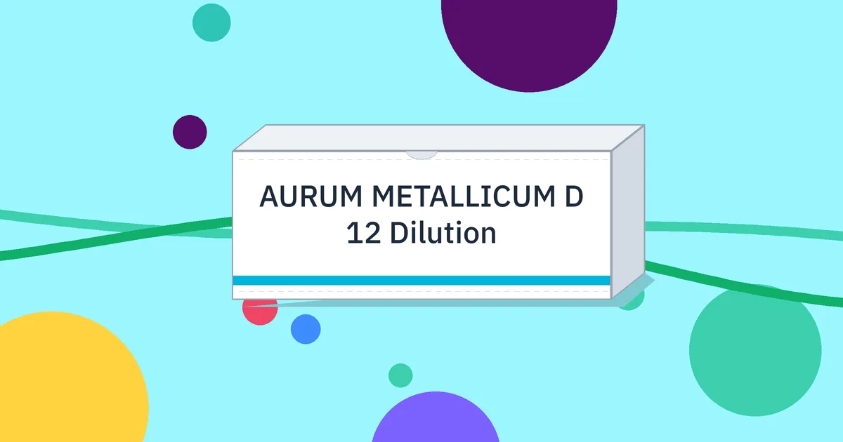 Symbolbild: Packung mit der Aufschrift AURUM METALLICUM D 12 Dilution (PZN 01759247) – Verfügbarkeit und Bezug in Apotheken in Frankfurt am Main