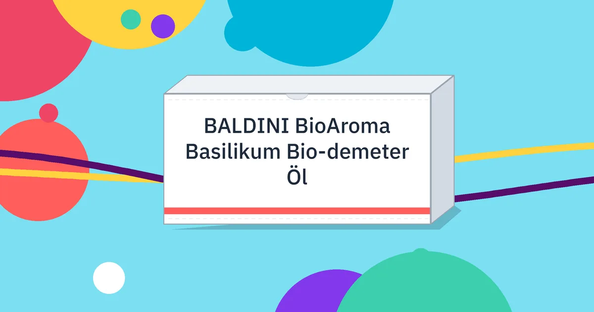 Symbolbild: Packung mit der Aufschrift BALDINI BioAroma Basilikum Bio-demeter Öl (PZN 12436719) – Verfügbarkeit und Bezug in Apotheken in Frankfurt am Main