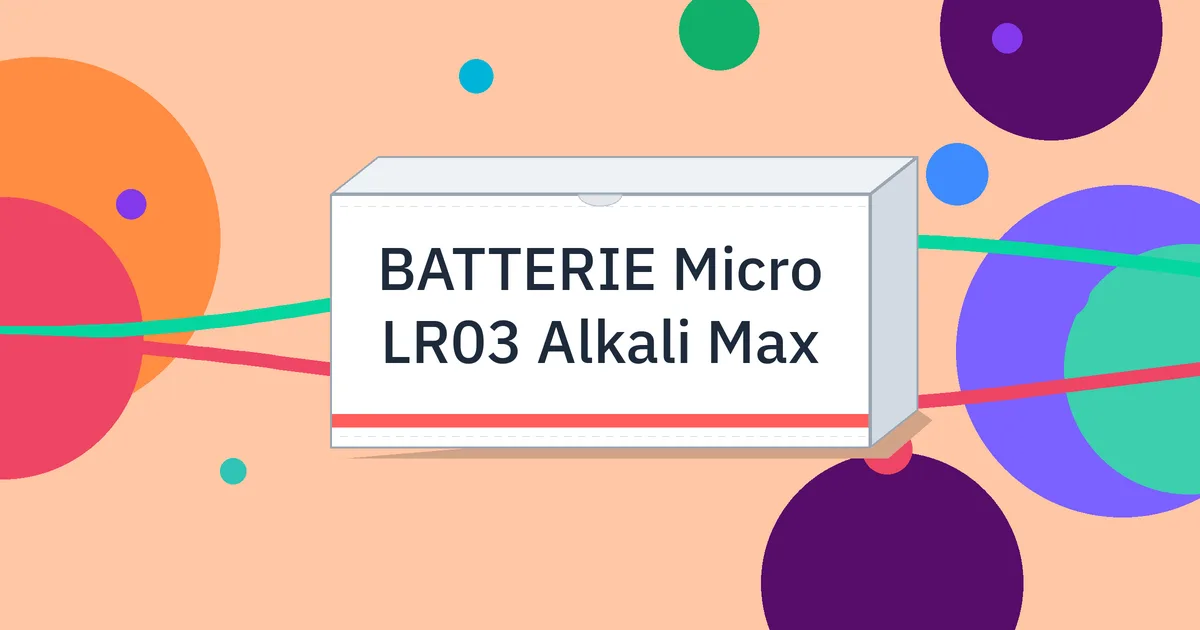 Symbolbild: Packung mit der Aufschrift BATTERIE Micro LR03 Alkali Max (PZN 20581967) – Verfügbarkeit und Bezug in Apotheken in Frankfurt am Main