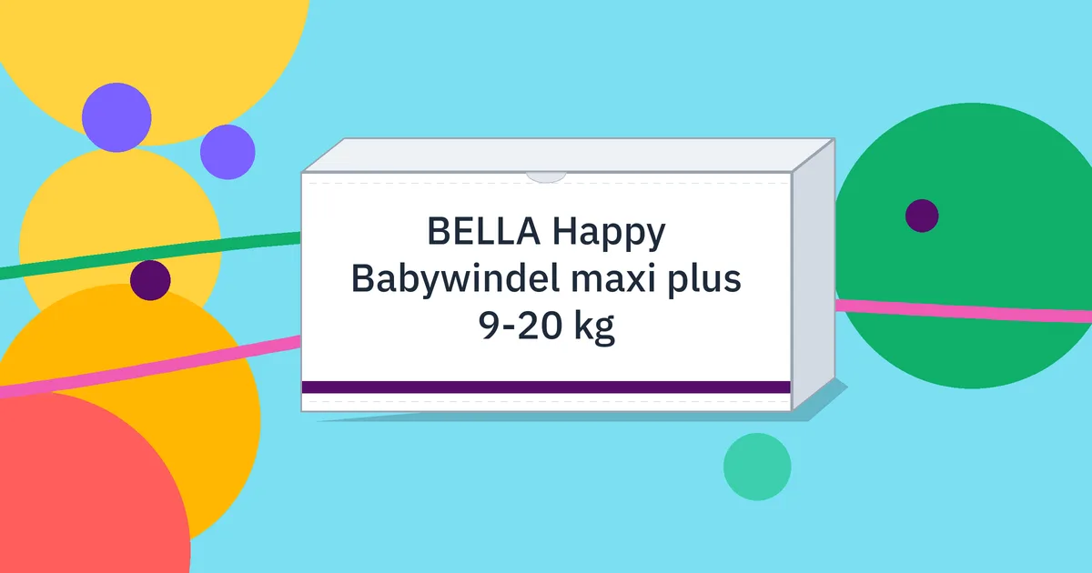 Symbolbild: Packung mit der Aufschrift BELLA Happy Babywindel maxi plus 9-20 kg (PZN 15591030) – Verfügbarkeit und Bezug in Apotheken in Frankfurt am Main