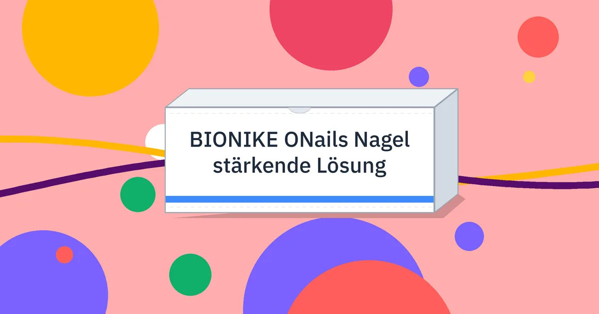 Symbolbild: Packung mit der Aufschrift BIONIKE ONails Nagel stärkende Lösung (PZN 15383461) – Verfügbarkeit und Bezug in Apotheken in Frankfurt am Main