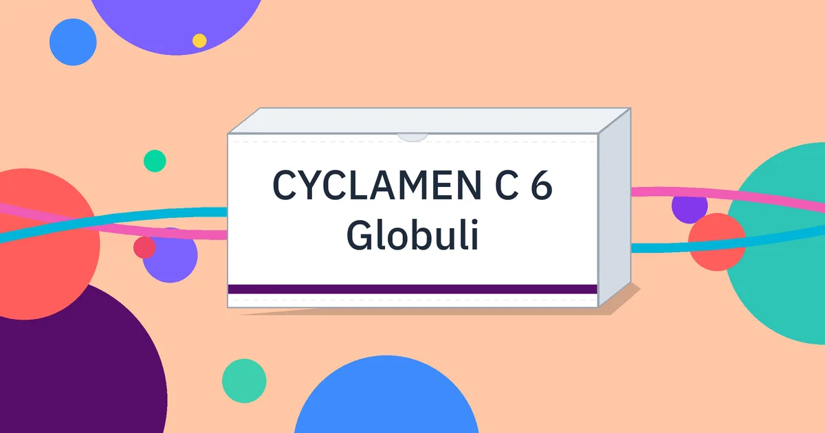 Symbolbild: Packung mit der Aufschrift CYCLAMEN C 6 Globuli (PZN 19715411) – Verfügbarkeit und Bezug in Apotheken in Frankfurt am Main