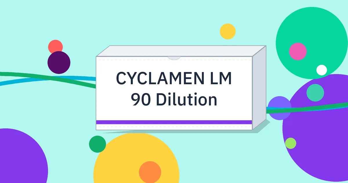 Symbolbild: Packung mit der Aufschrift CYCLAMEN LM 90 Dilution (PZN 12840662) – Verfügbarkeit und Bezug in Apotheken in Frankfurt am Main