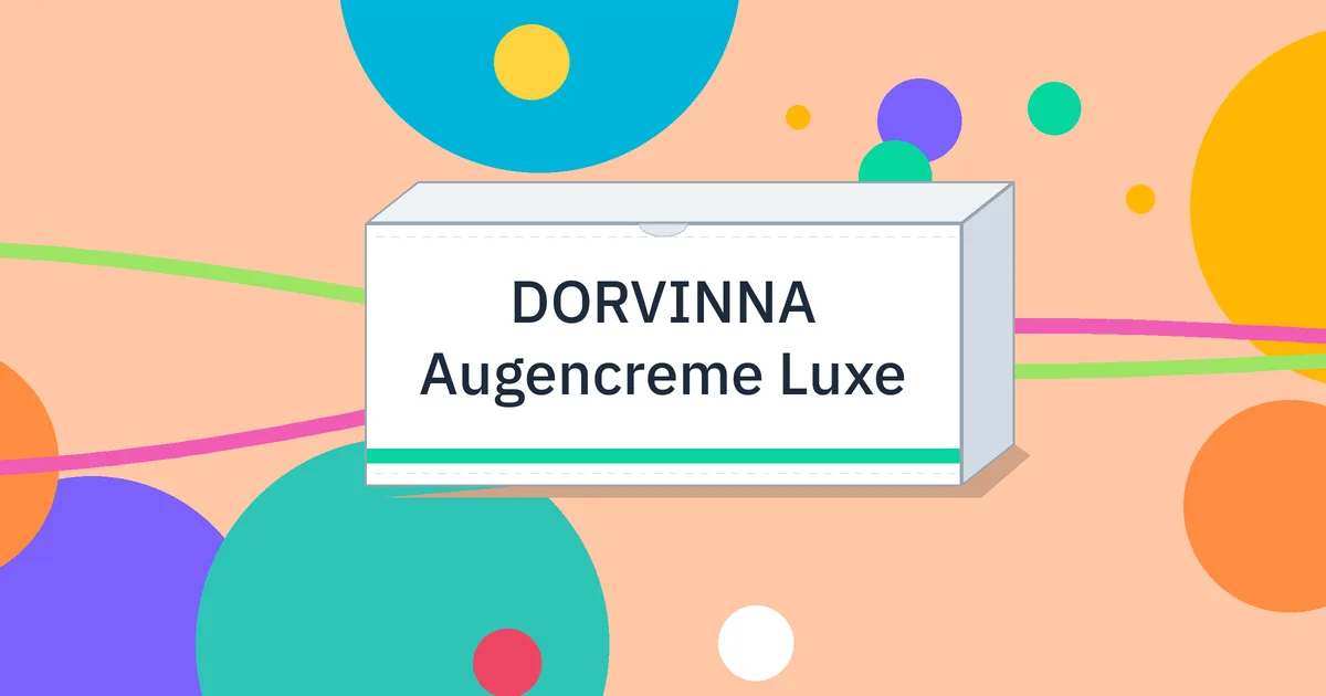 Symbolbild: Packung mit der Aufschrift DORVINNA Augencreme Luxe (PZN 17250356) – Verfügbarkeit und Bezug in Apotheken in Frankfurt am Main