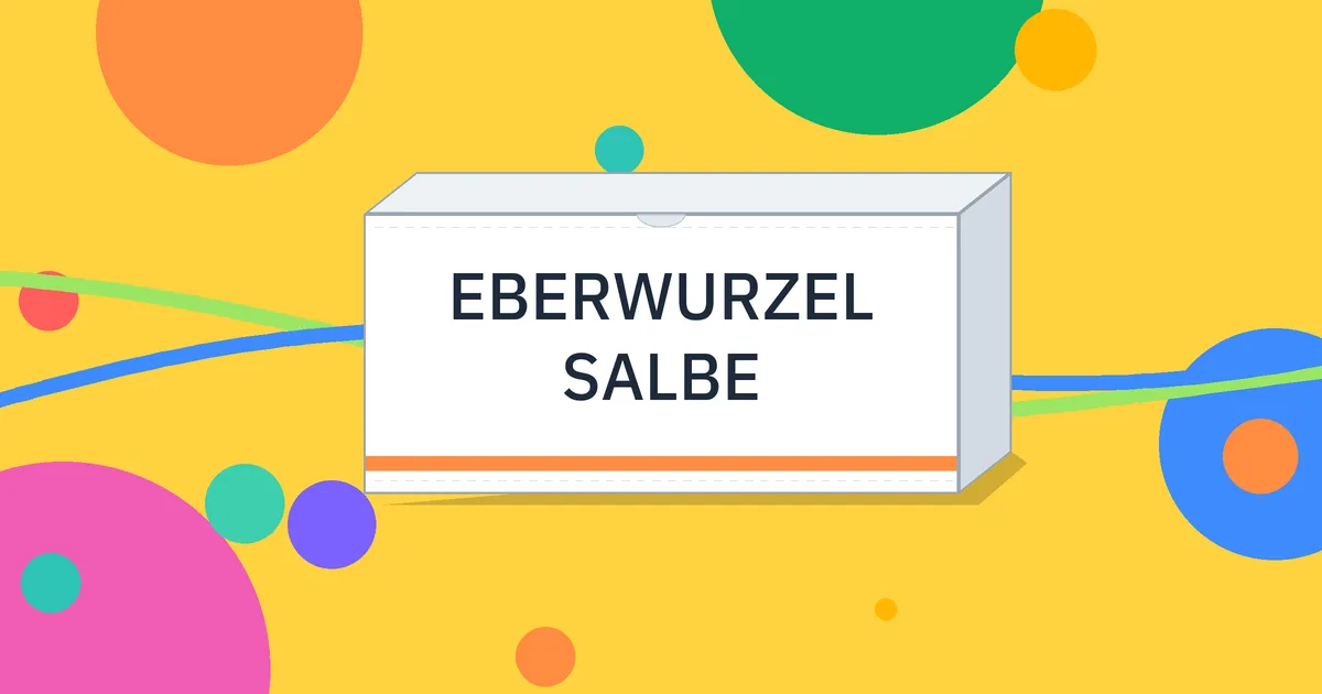 Symbolbild: Packung mit der Aufschrift EBERWURZEL SALBE (PZN 18090937) – Verfügbarkeit und Bezug in Apotheken in Frankfurt am Main