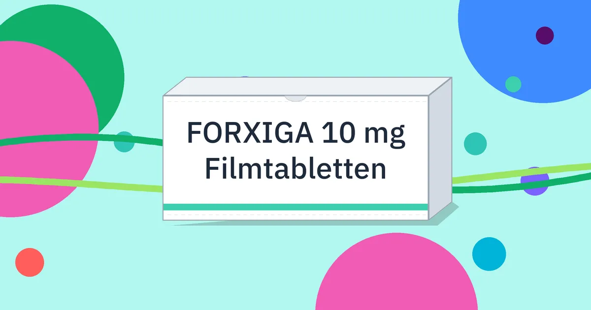Symbolbild: Packung mit der Aufschrift FORXIGA 10 mg Filmtabletten (PZN 18762029) – Verfügbarkeit und Bezug in Apotheken in Frankfurt am Main