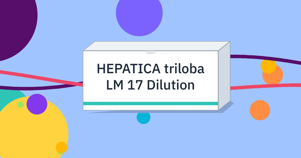 Symbolbild: Packung mit der Aufschrift HEPATICA triloba LM 17 Dilution (PZN 13552161) – Verfügbarkeit und Bezug in Apotheken in Frankfurt am Main